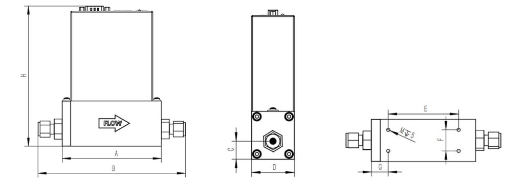 EDC-330 Massflow Controller and Metes - Biosflows